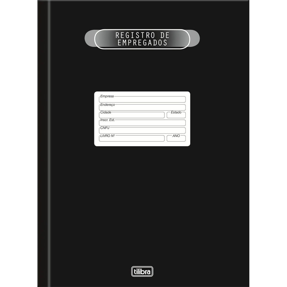 Livro de Registro de Empregados Capa Dura Tilibra 121274 - 100 Folhas ... Livro de Registro de Empregados Capa Dura Tilibra 121274 - 100 Folhas ...