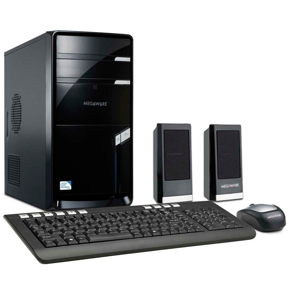 Computador Megaware c/ Intel Pentium Dual Core 2200 2.4GHz, 3GB, HD ...
