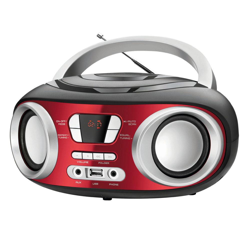 Rádio Portátil Mondial BX-17 com Entrada USB, Entrada Auxiliar e Rádio ...