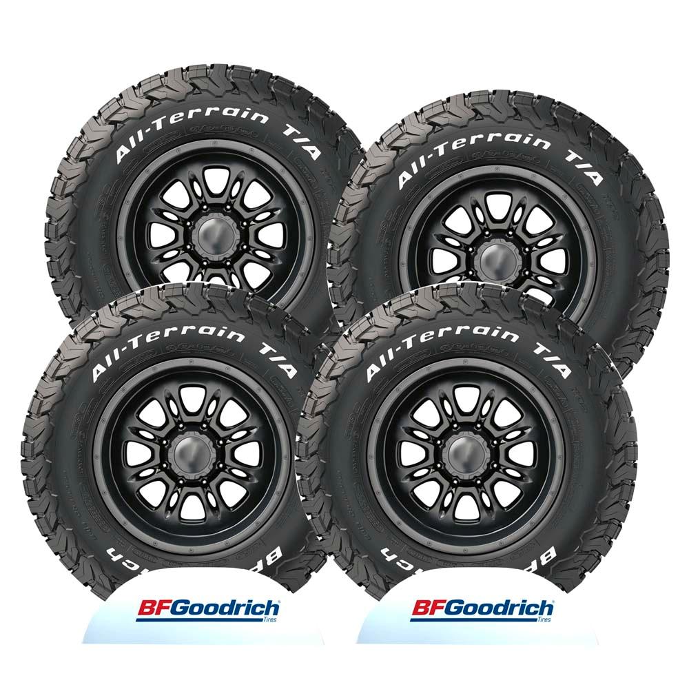 Kit com 04 Pneus de Alta Performance BF Goodrich Aro 16 265/70 R16 121 ...