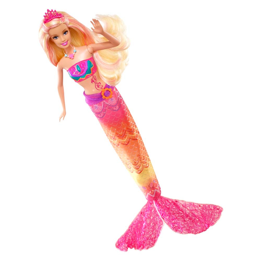 Boneca Barbie Mattel Barbie em Vida de Sereia 2 - Merliah W2883 ...