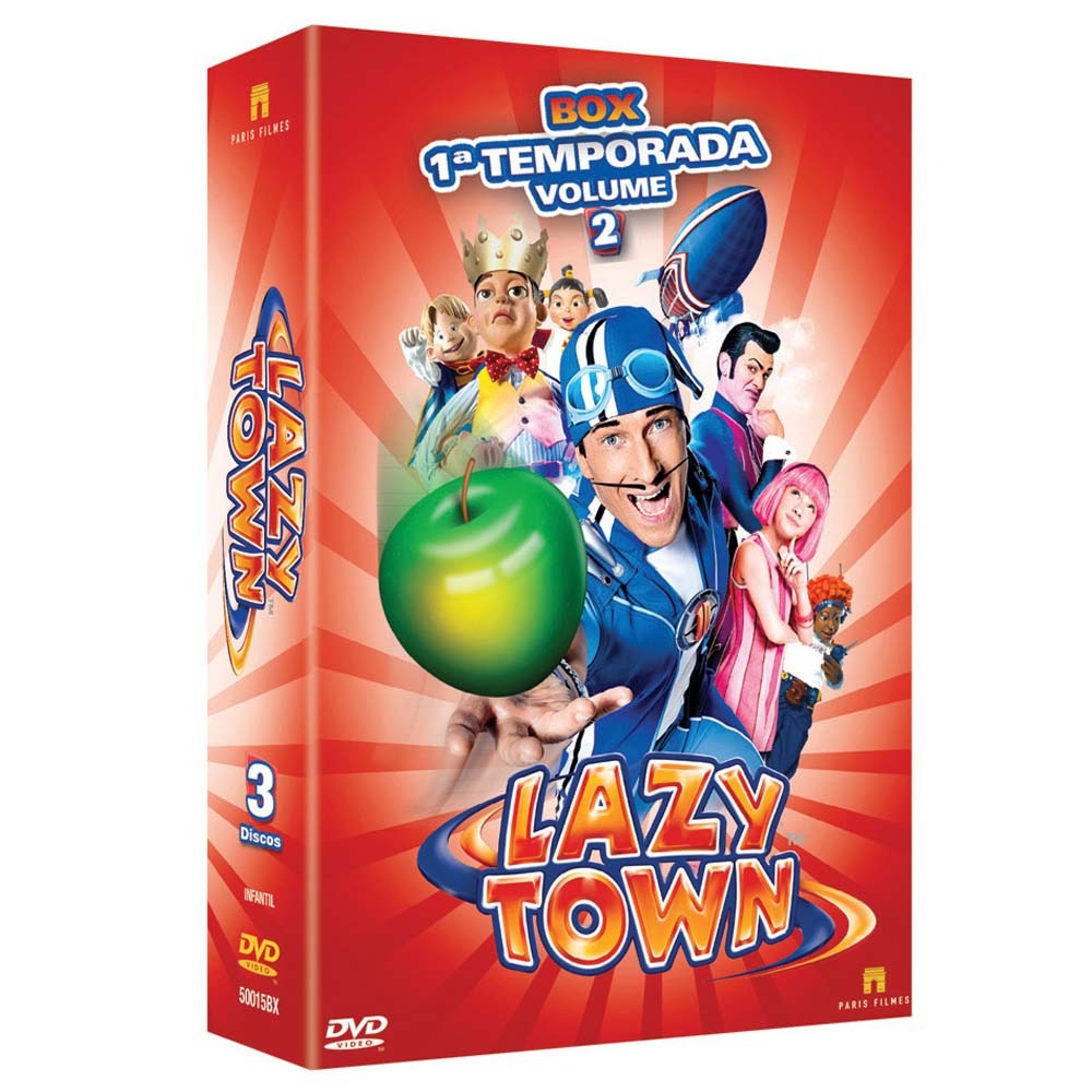 DVD - Box Lazy Town - Volume 2 - 3 Discos - Animação no Extra.com.br