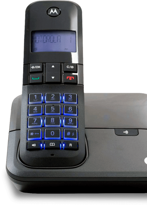 Telefone Digital sem Fio Motorola MOTO4000 com Identificador | Extra