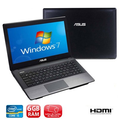 Notebook Asus A45A-VX109Q com Intel® Core™ i5-3210M, | Extra