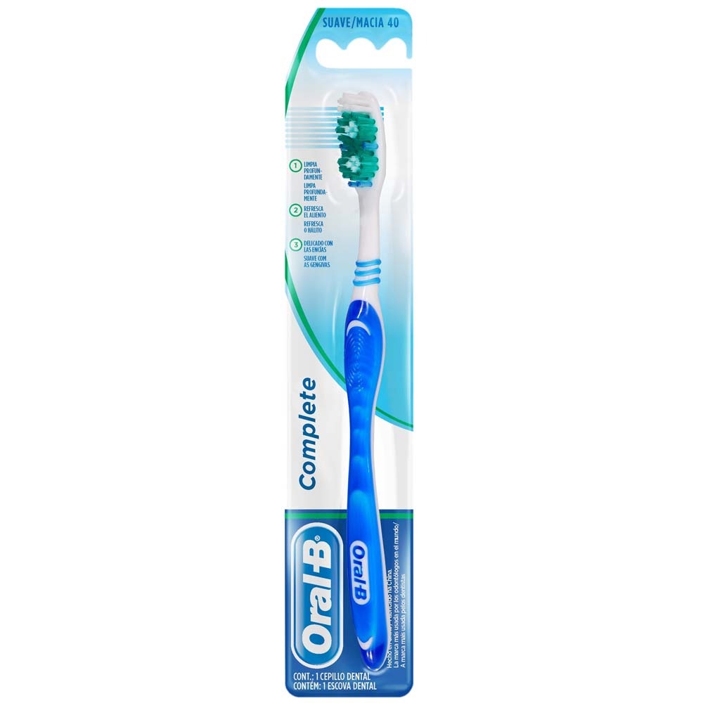 Escova Dental Oral-B Complete 40 Macia - Escova Elétrica no Extra.com.br