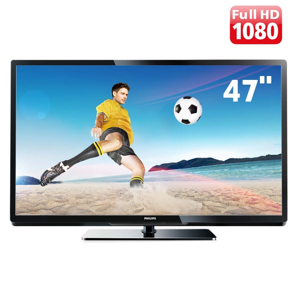 TV 47" LED Philips Série 4000 47PFL4007G/78 Full HD com Conversor ...